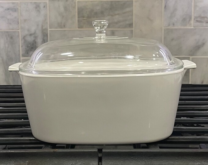 4 1/2 Quart Vintage Corning Ware Cookmates DO 4 1/2 and Pyrex Lid Dutch ...