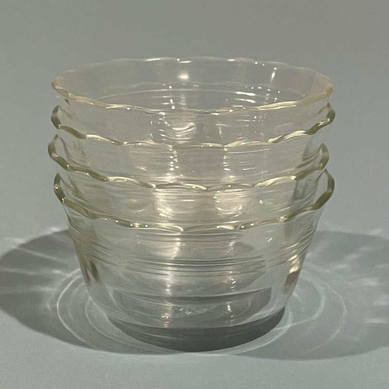 Small Glass Prep Bowls - Etsy