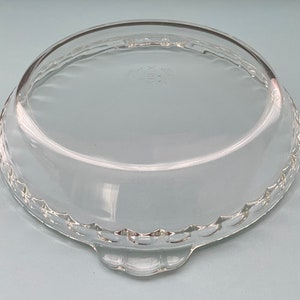 Vintage PYREX Pie Plate All Caps PYREX Scalloped Rim and Handles ...