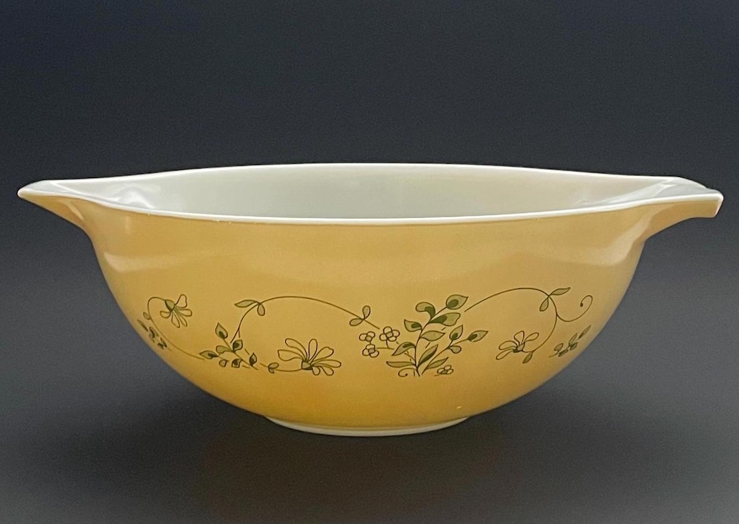 4 Quart Vintage Pyrex Shenandoah Cinderella Mixing Bowl Pyrex 444 ...