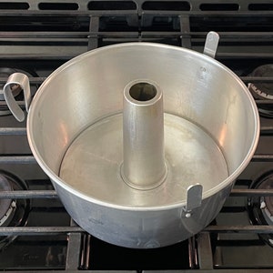 Rare Handled 2 Piece Vintage Angel Food Cake Pan by Mirro Aluminum - 2 ...