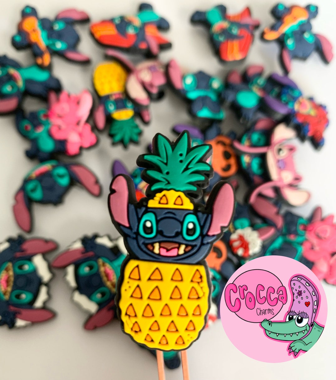 Stitch / Angel Funny Character Croc Shoe Charms - Etsy