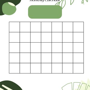 Workday Planner/ Monthly Calendar - Etsy