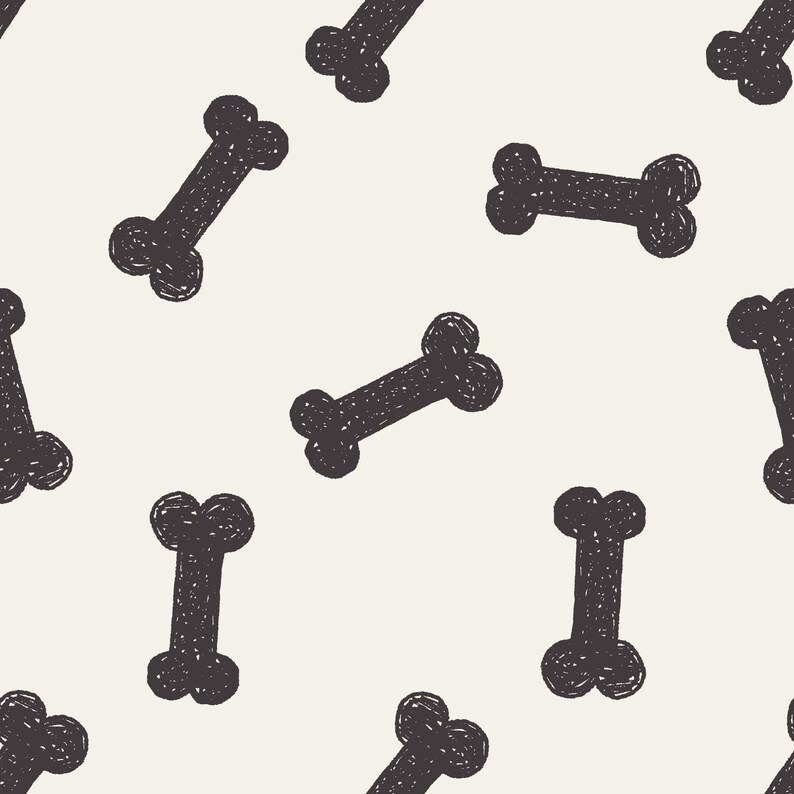 Black and White Bone Peel and Stick Removable Wallpaper 4362 - Etsy
