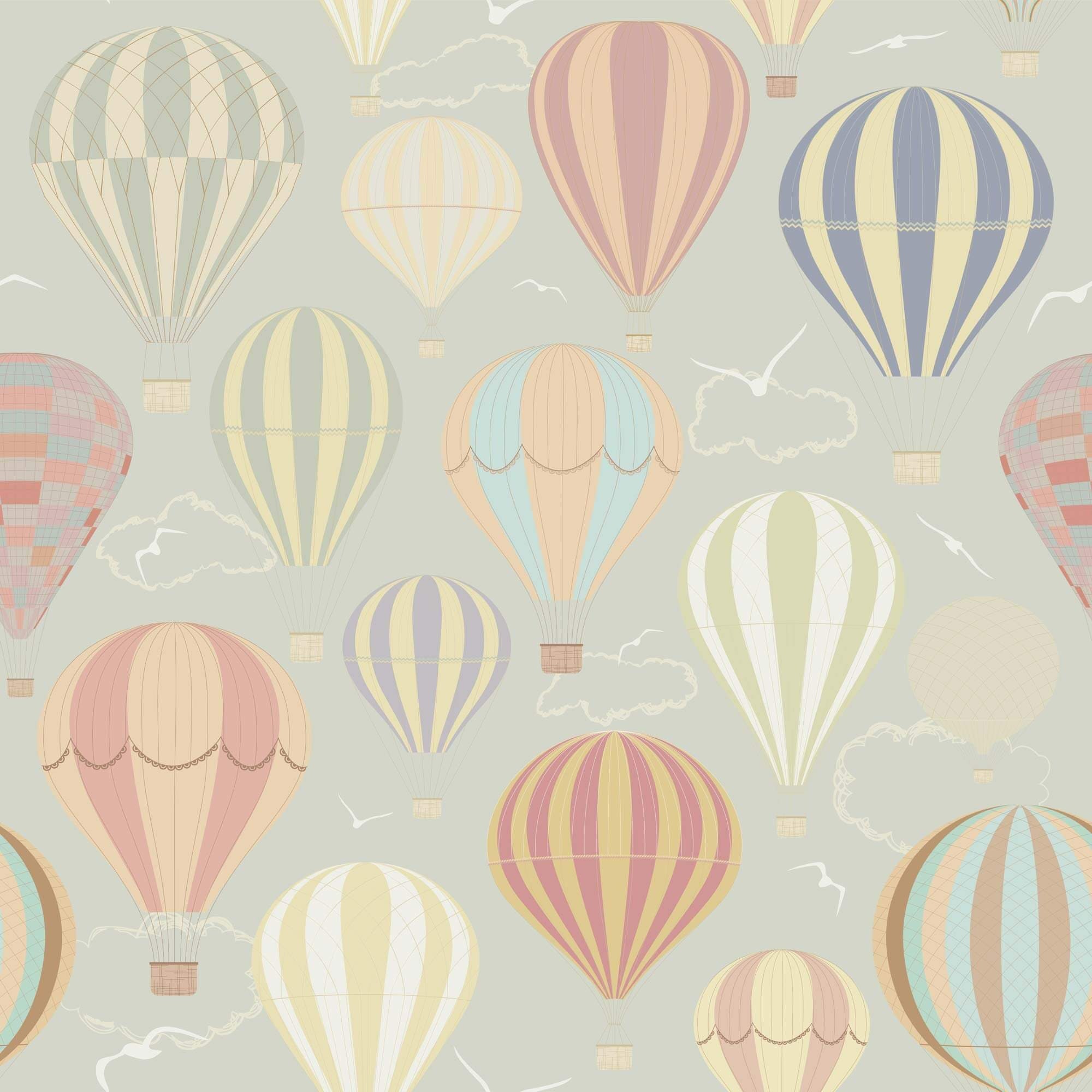Beige Balloon Peel and Stick Removable Wallpaper 7768 - Etsy
