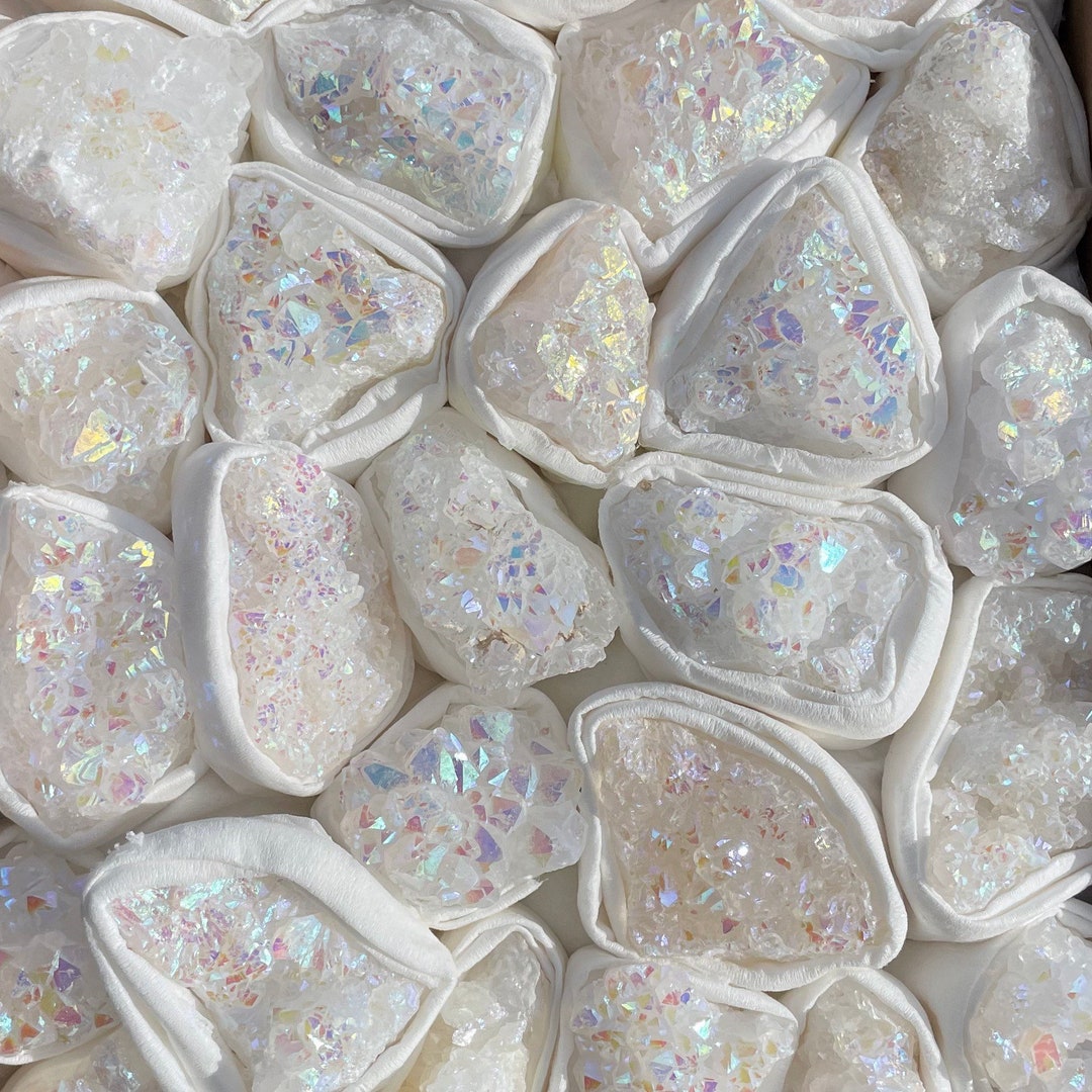 Angel Aura Quartz Geodes - Etsy