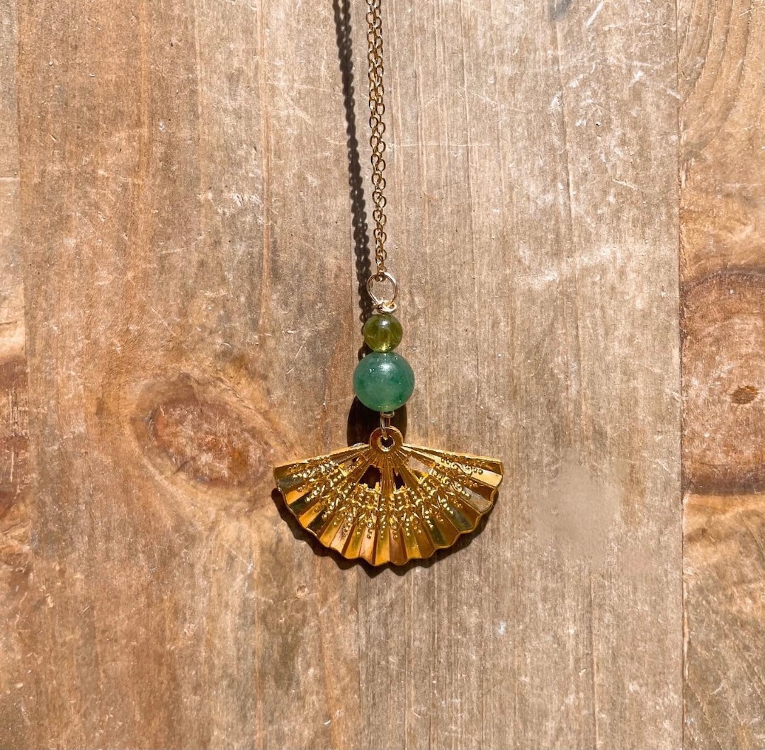 Suki Inspired Aventurine Peridot Necklace - Etsy