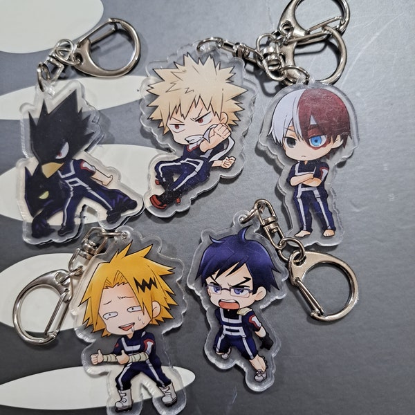 My Hero Academia Keychain - Etsy