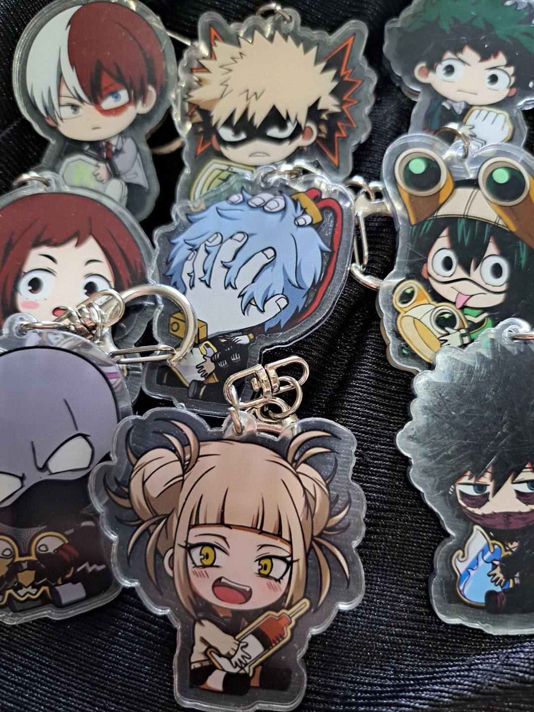 My Hero Acadamia Character Keychains G1 - Etsy