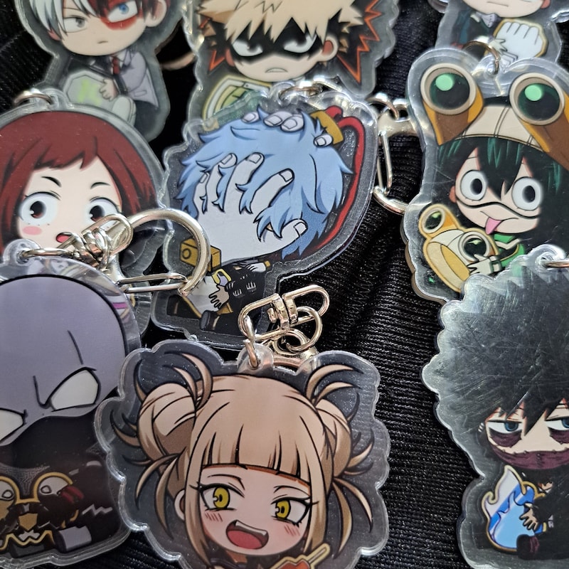 My Hero Academia Keychain - Etsy
