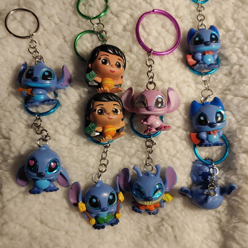 Stitch Keychain - Etsy