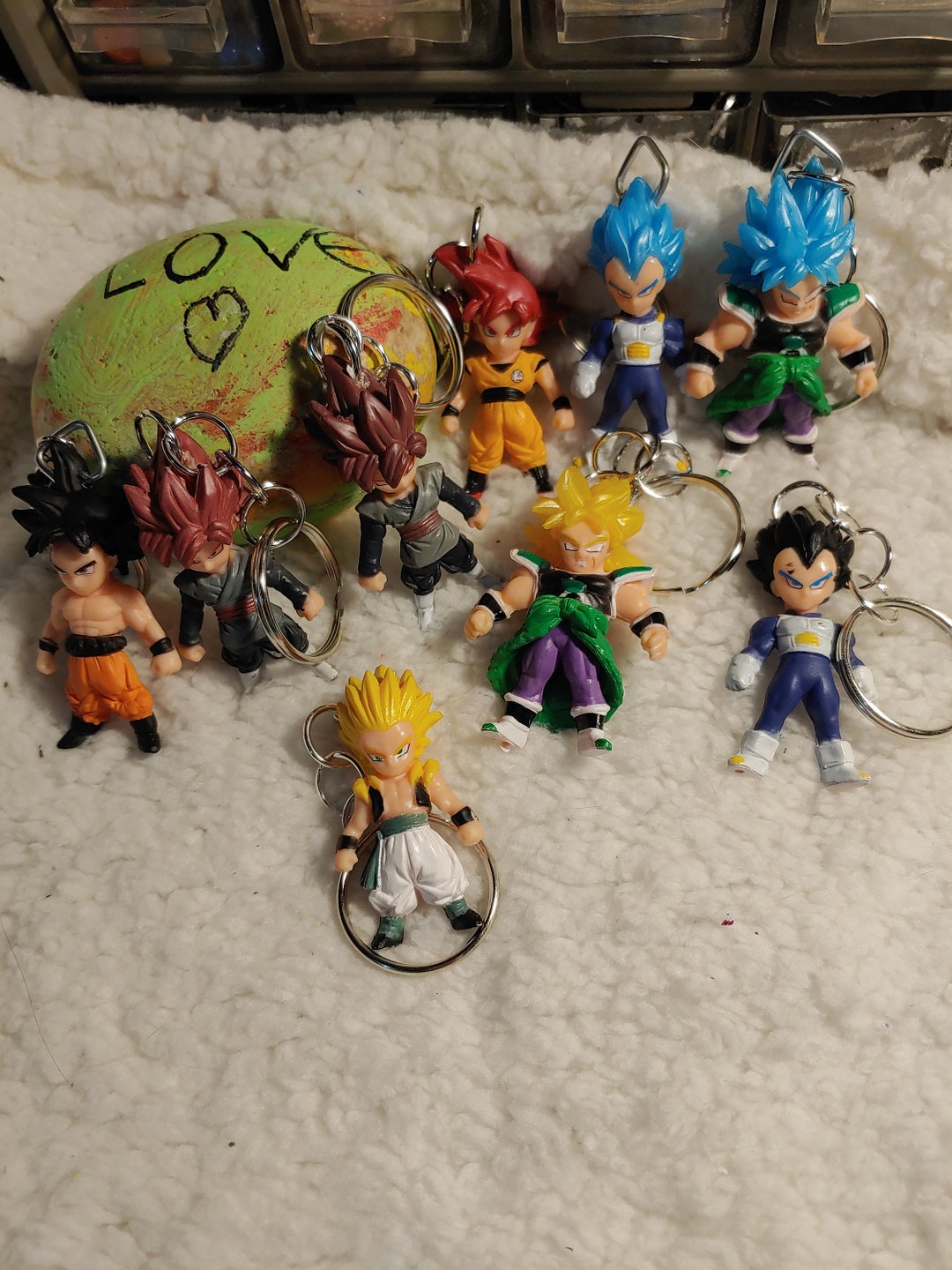 Dragon Ball Z Keychains - Etsy