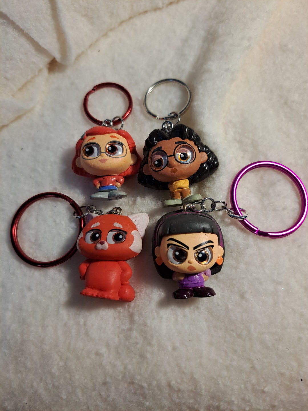 Doorables Turning Red Keychains - Etsy