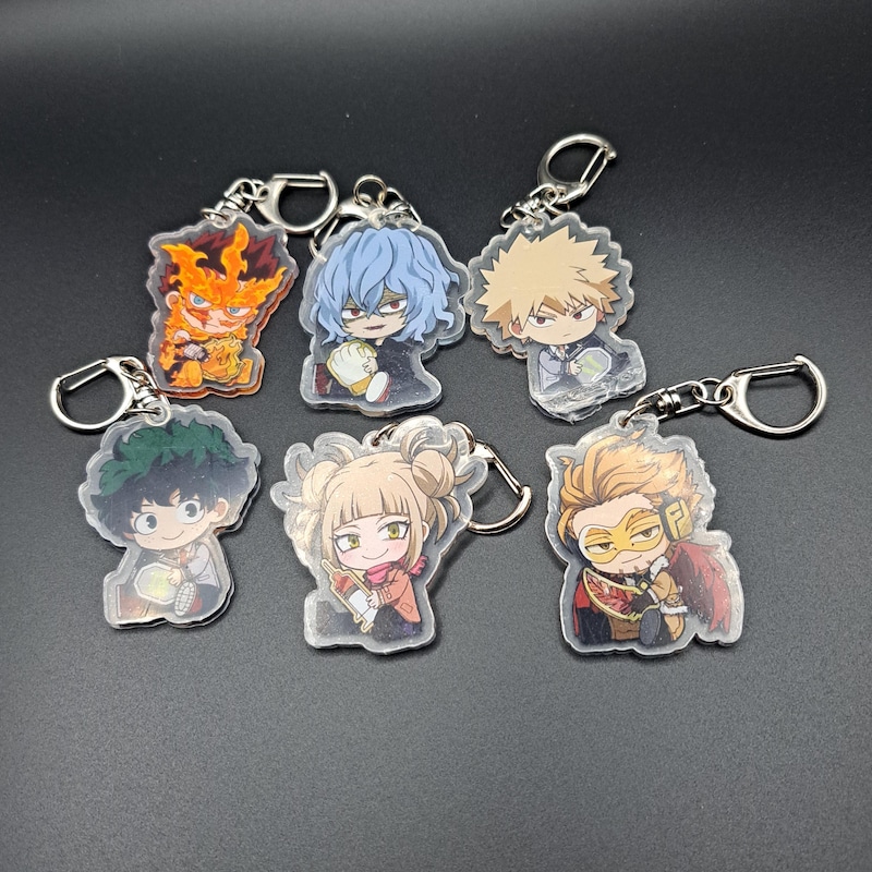 My Hero Academia Keychain - Etsy