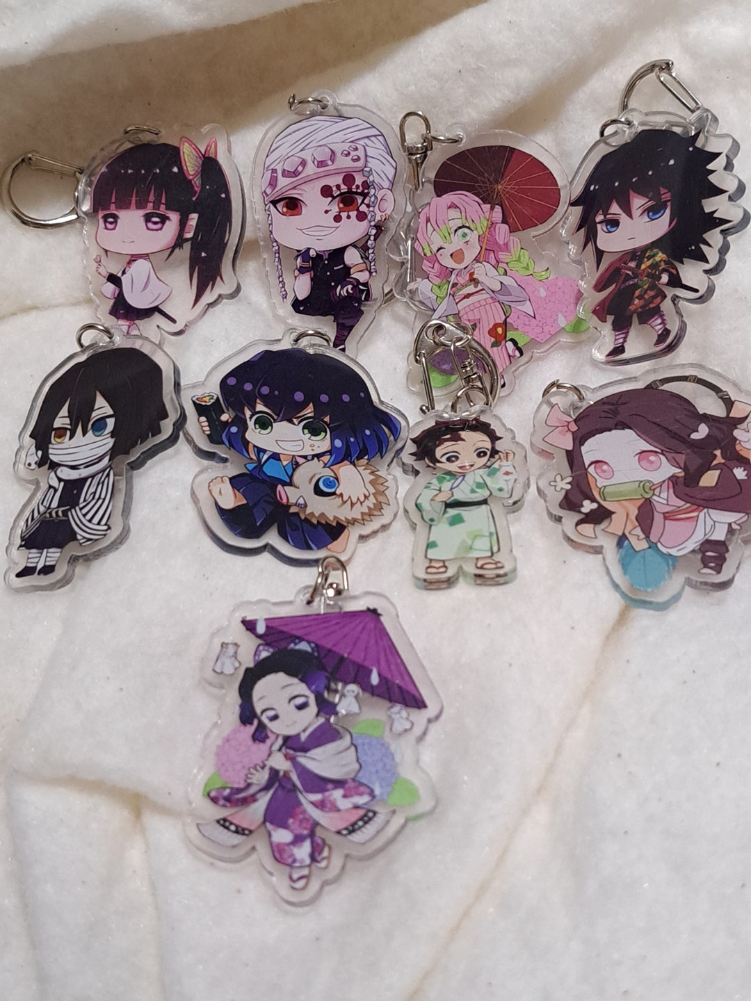 Demon Slayer Keychains Group 2 - Etsy