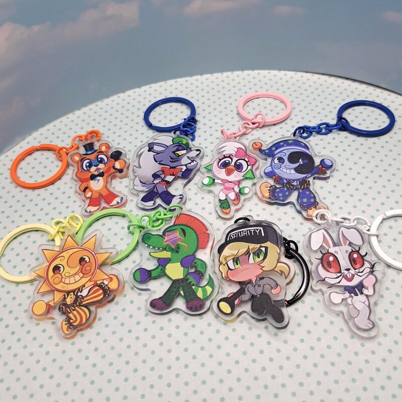 Five Nights at Freddys Keychain - Etsy