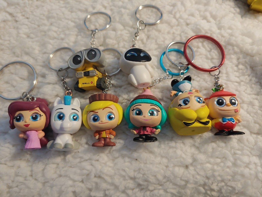 Doorables Disney and Pixar Keychains - Etsy