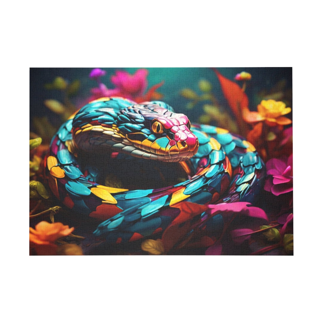 Puzzle 96, 252, 500, 1000-piece Puzzle, Mesmerizing Colour Puzzle ...