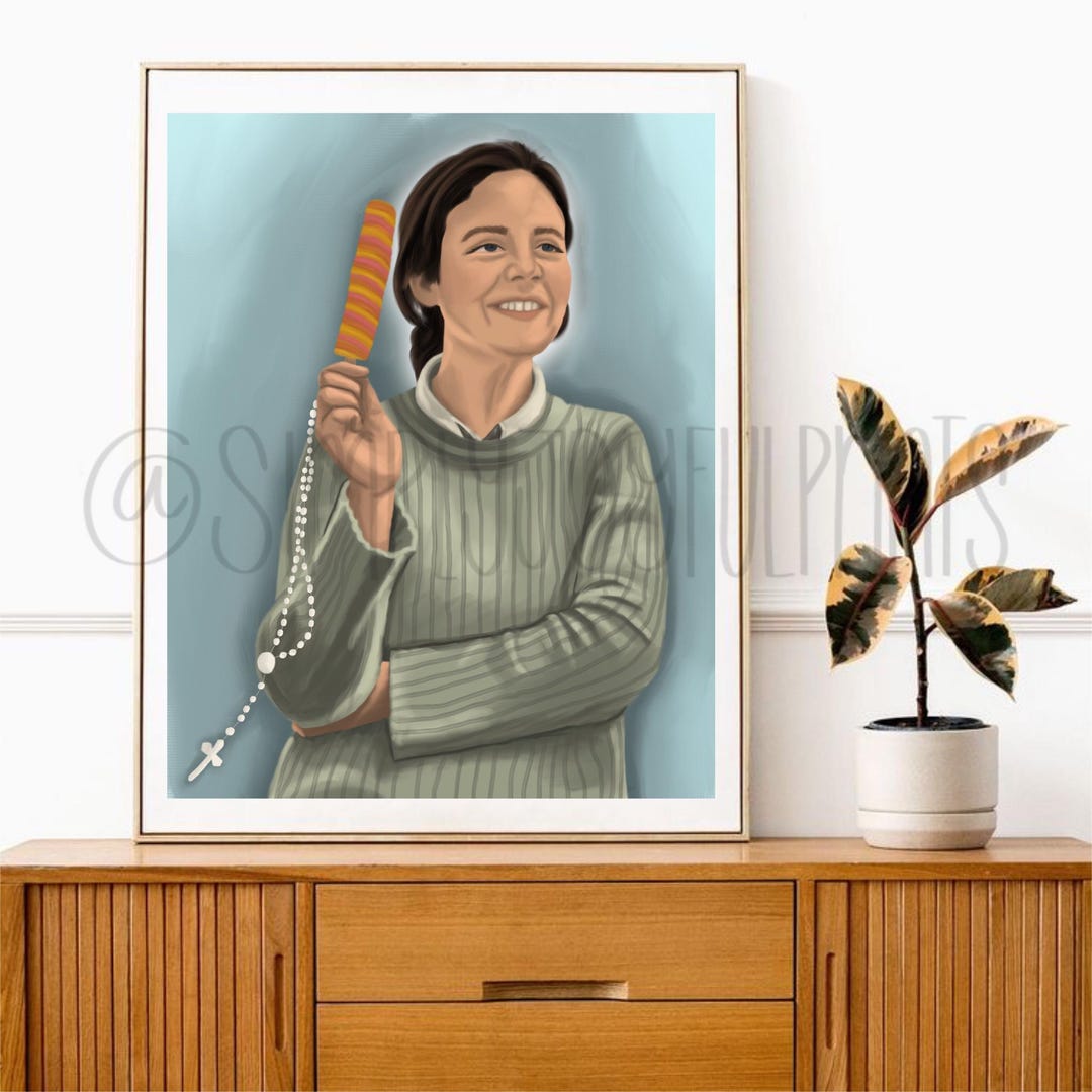 Interior Joy Sister Clare Crockett Digital Art Print Catholic Servant ...