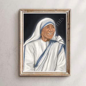 Living Expression St. Mother Teresa Digital Art Print - Etsy