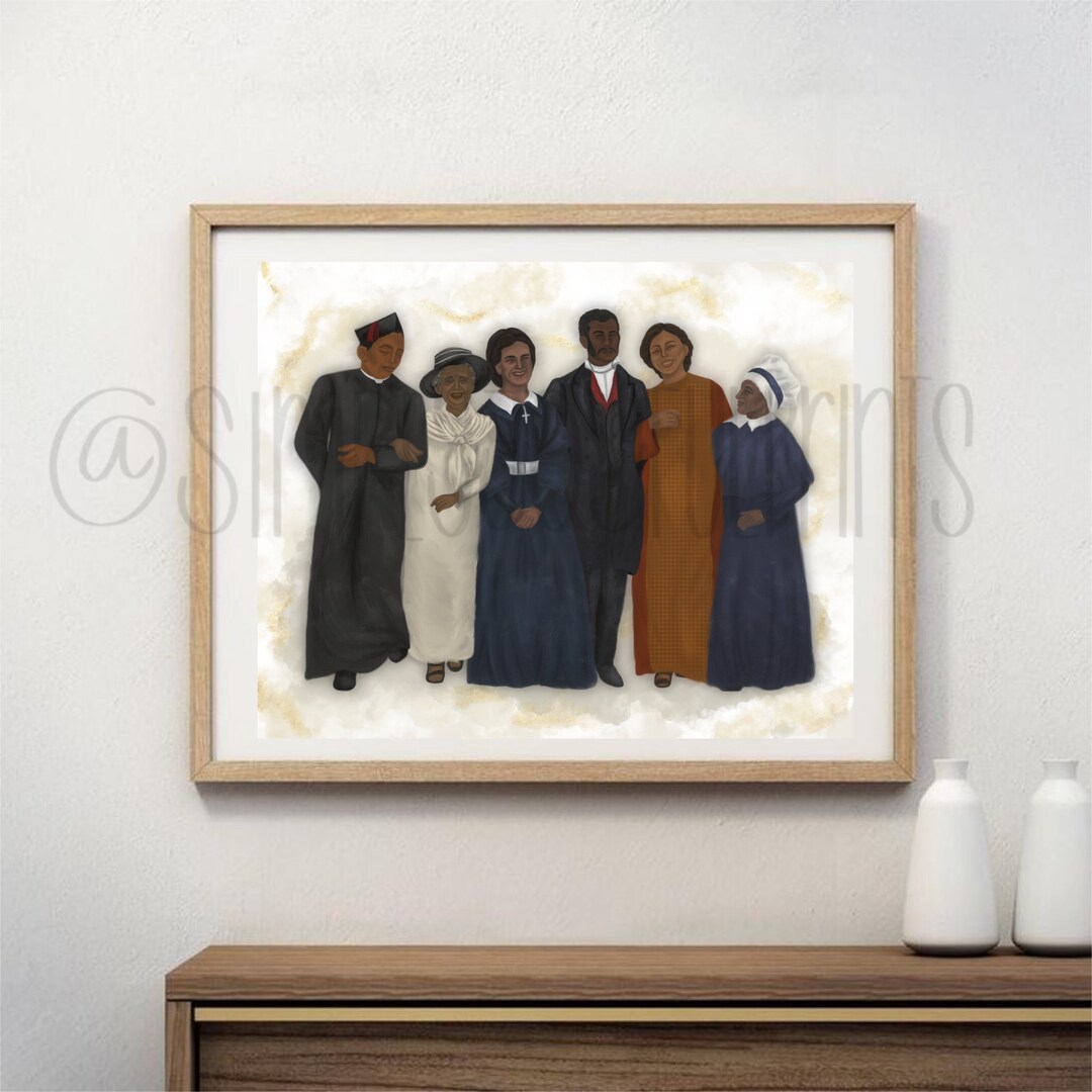 We Shall Overcome Digital Print | Black Catholic Saints Digital ...