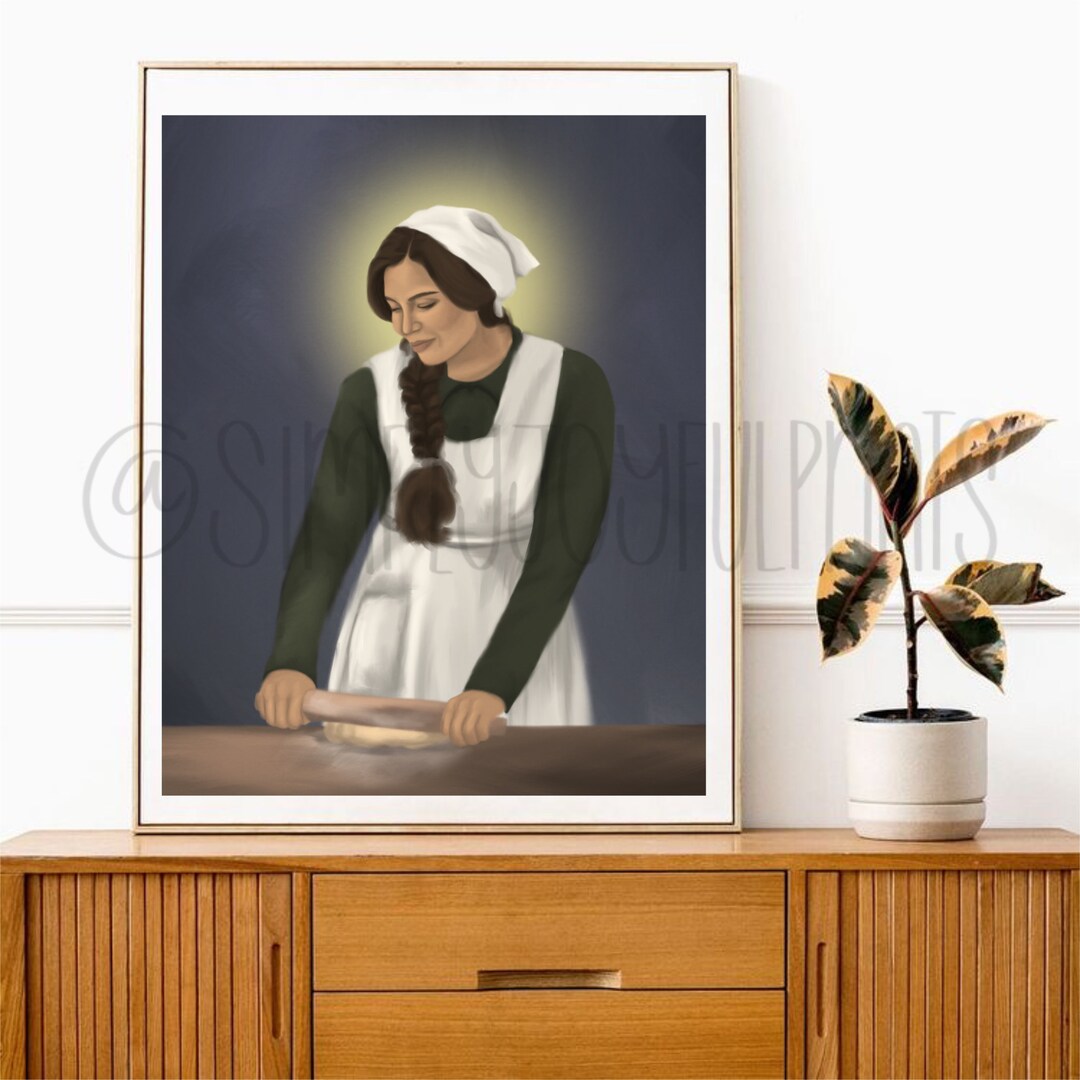 God in All Things St. Frances of Rome Digital Art Print | Catholic ...