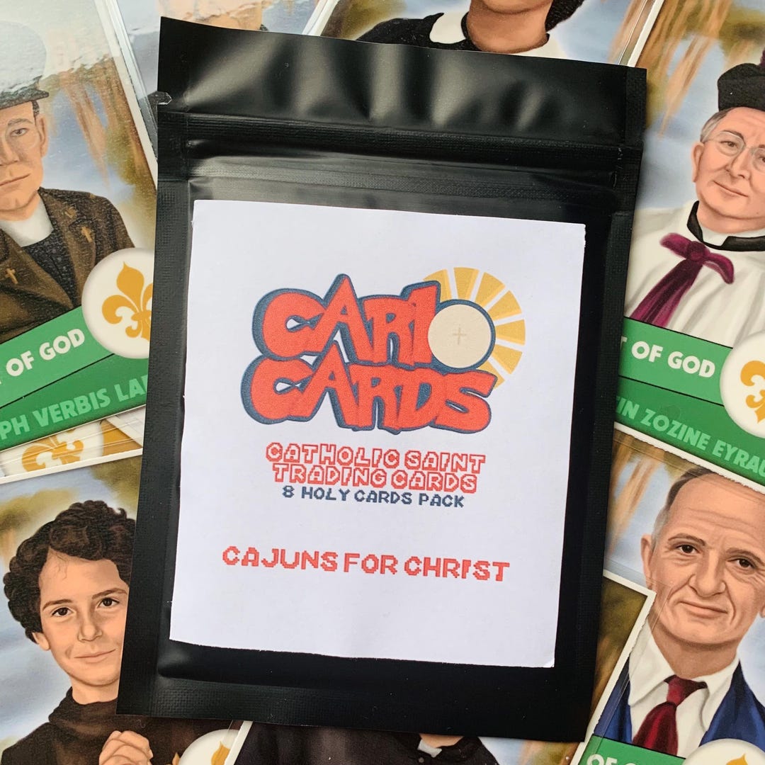 Carlo Cards Cajuns for Christ Collection | 8 Holy Card Pack | Catholic ...