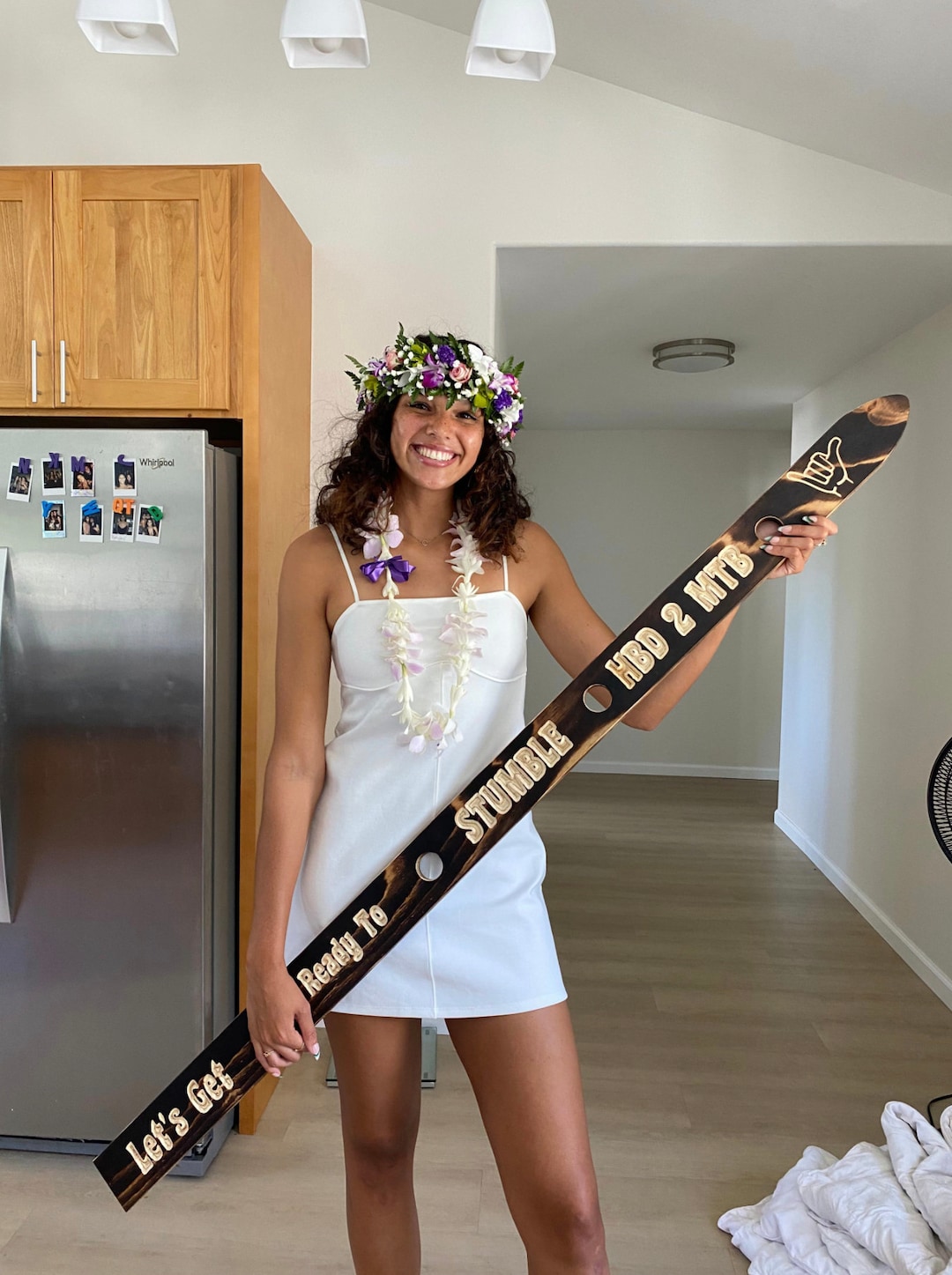 Custom Graduation Shot Ski, Personalized College Graduate & 21st ...