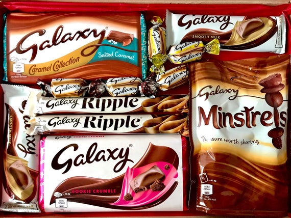 Personalised Galaxy Chocolate Hamper - Etsy UK