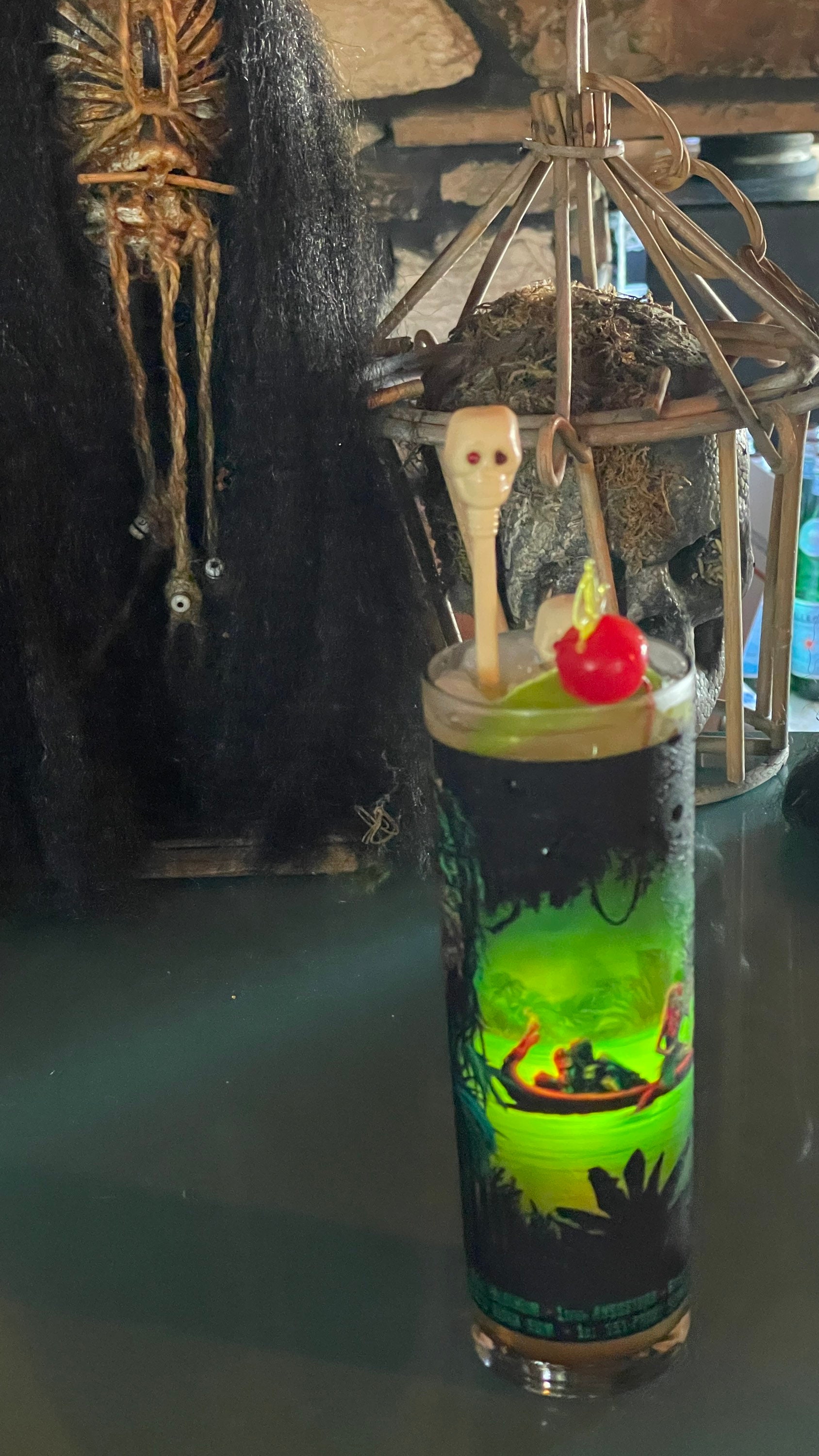 Shrunken Head Tiki Trophy Enamel Pin - Etsy