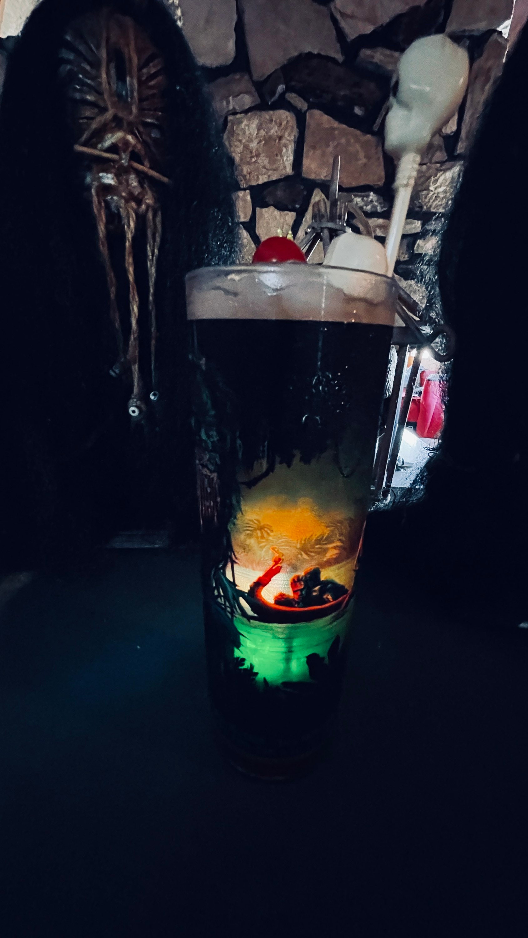 Shrunken Head Tiki Trophy Enamel Pin - Etsy