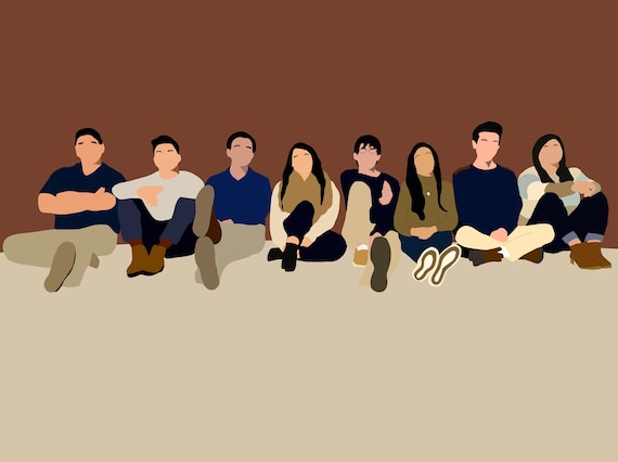 Large Group Of People Cartoon