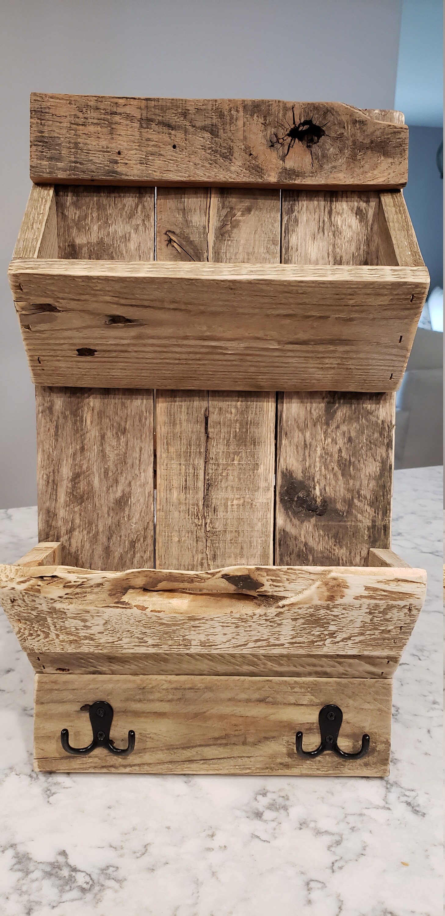 Mail and Key Holder, Mail Holder, Key Holder, Farmhouse Décor, Mail ...