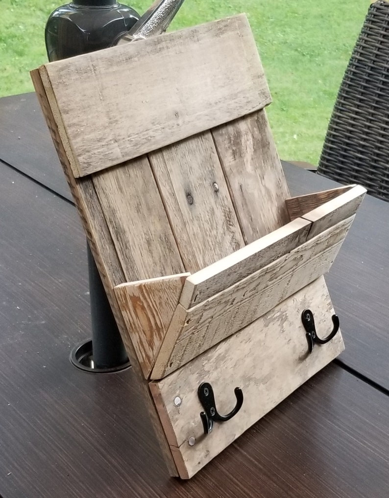 Mail and Key Holder, Mail Holder, Key Holder, Farmhouse Décor, Mail ...