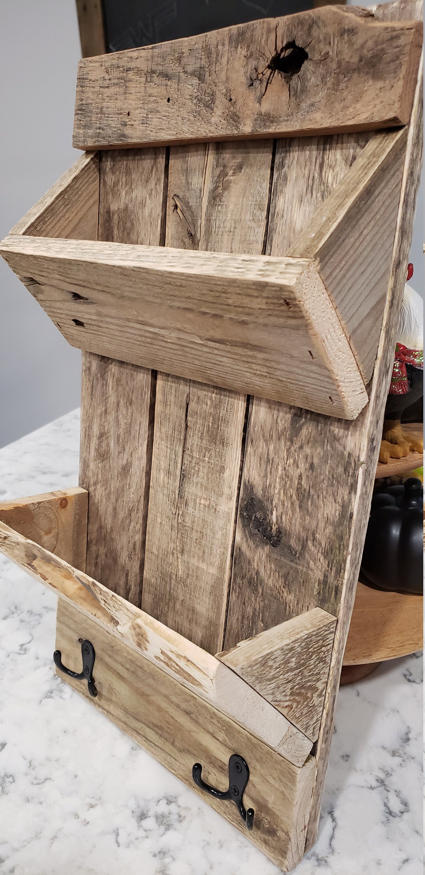 Mail and Key Holder, Mail Holder, Key Holder, Farmhouse Décor, Mail ...