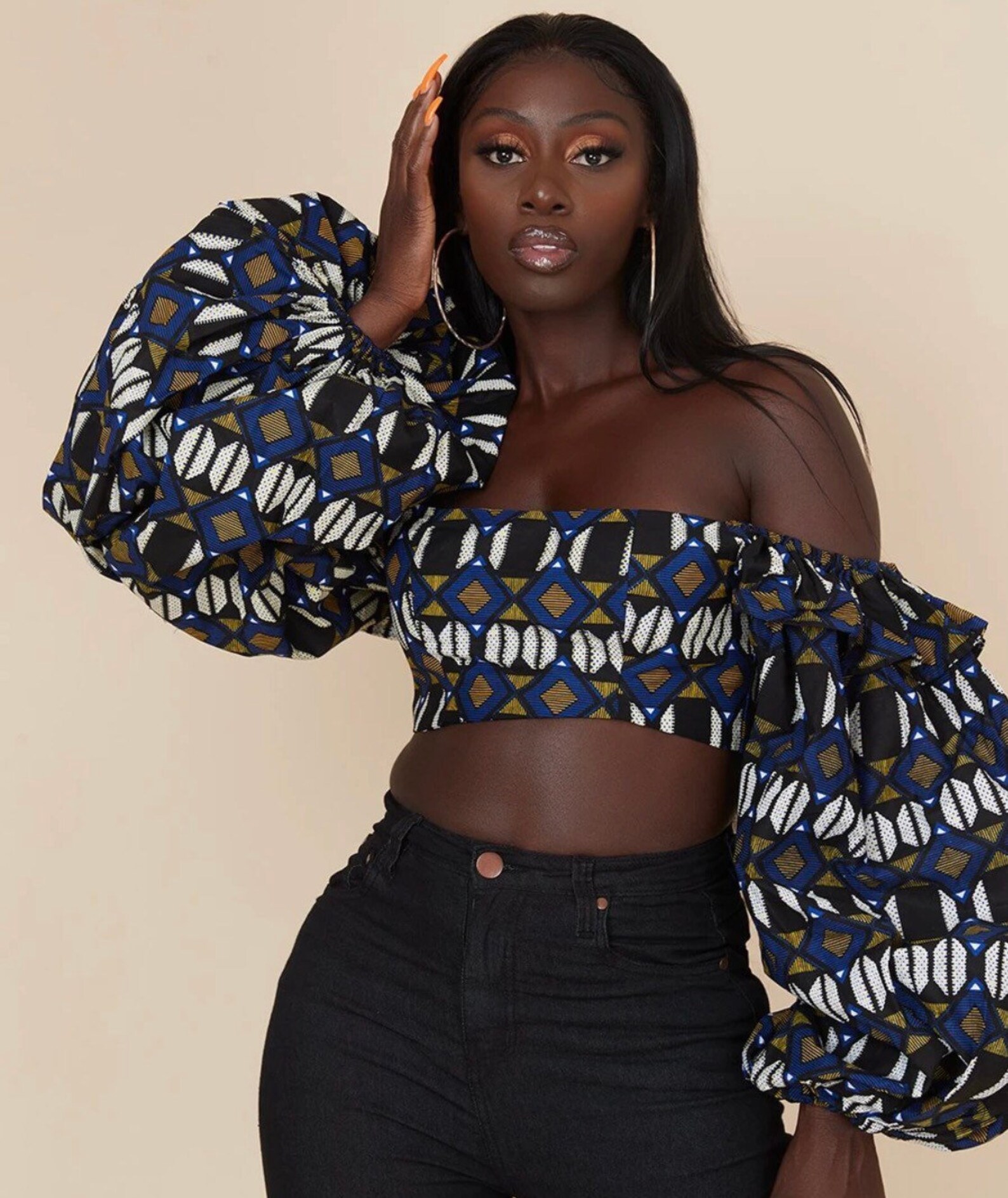 Get 3 Ankara African Print Crop Tops Package Etsy