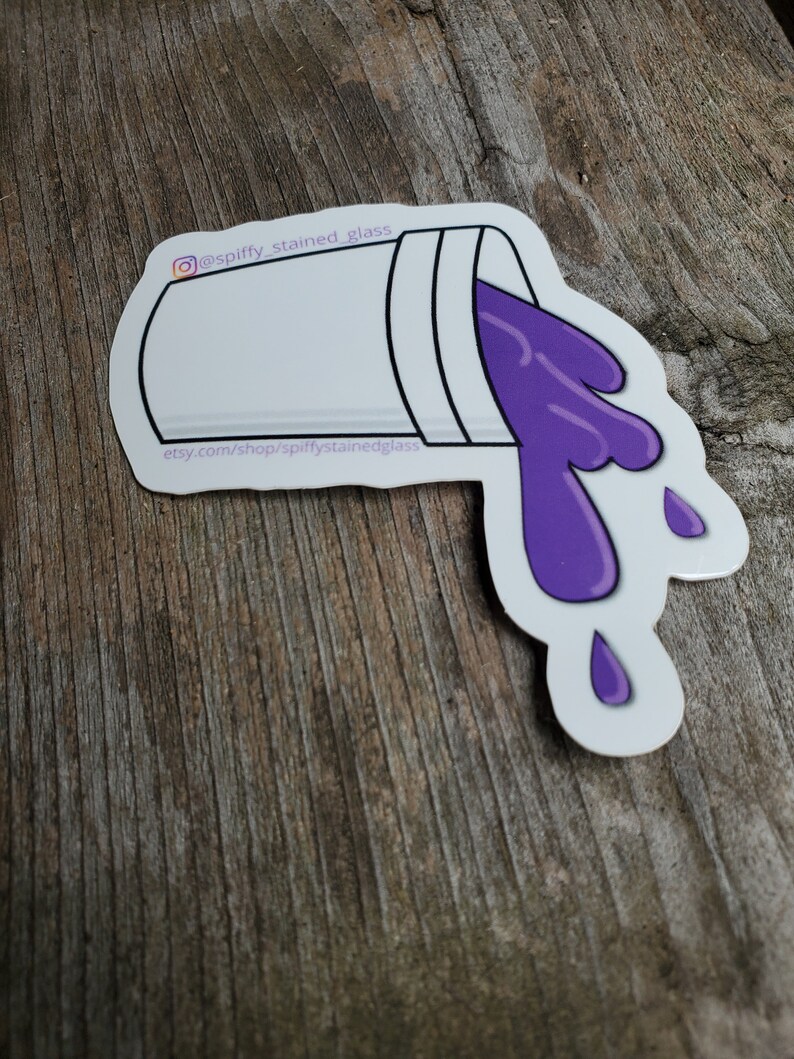 Set of 3 Stickers Double Cup Lean Purple Drank | Etsy