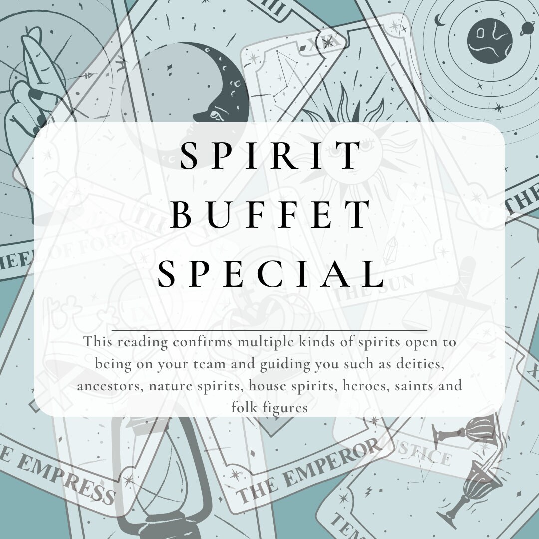 Spirit Buffet Special: Full Team Confirmation - Etsy