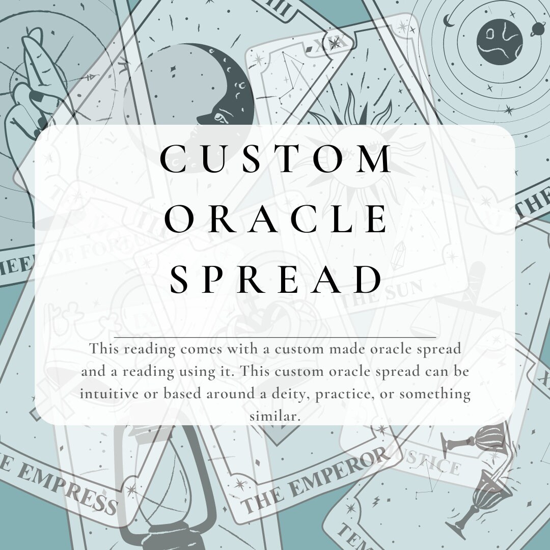 Custom Oracle Spread and Report - Etsy