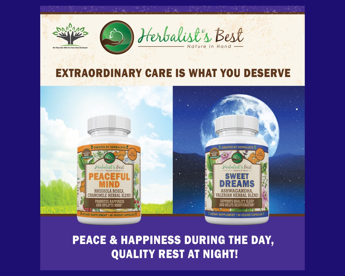 Sweet Dreams Natural Sleep Aid With Valerian Root Etsy