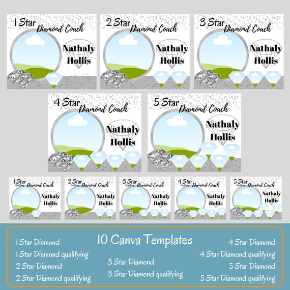 Templates Design & Templates CANVA Beachbody Star Diamond Coach ...