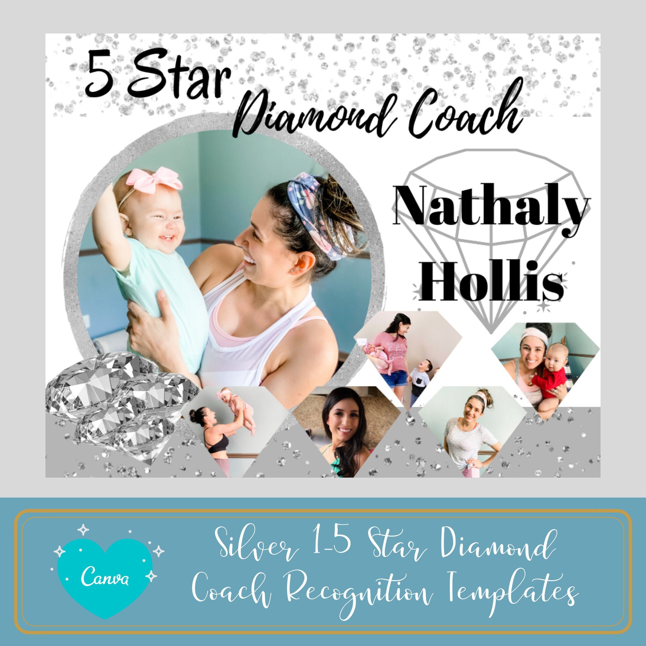 Templates Design & Templates CANVA Beachbody Star Diamond Coach ...