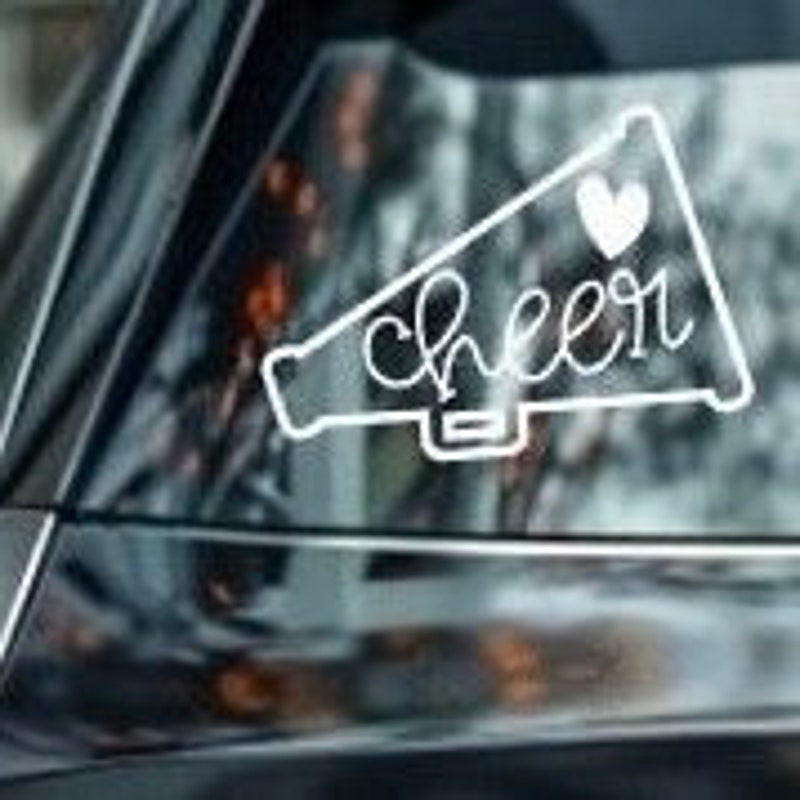 Cheerleader Decal - Etsy