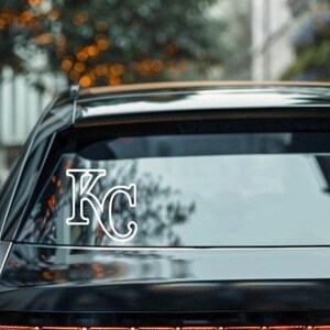 Vinyl Decal Kc Kansas City Royals Vinyl Decal Sticker for Laptops, Car ...