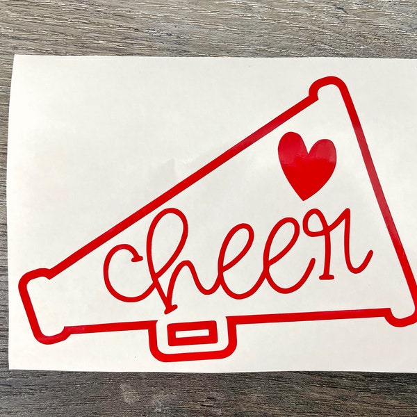 Cheerleader Decal - Etsy