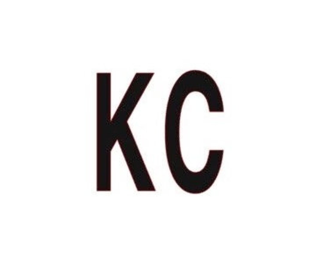 Vinyl Decal Kc Kansas City Logo Vinyl Decal Sticker for Laptops, Car ...