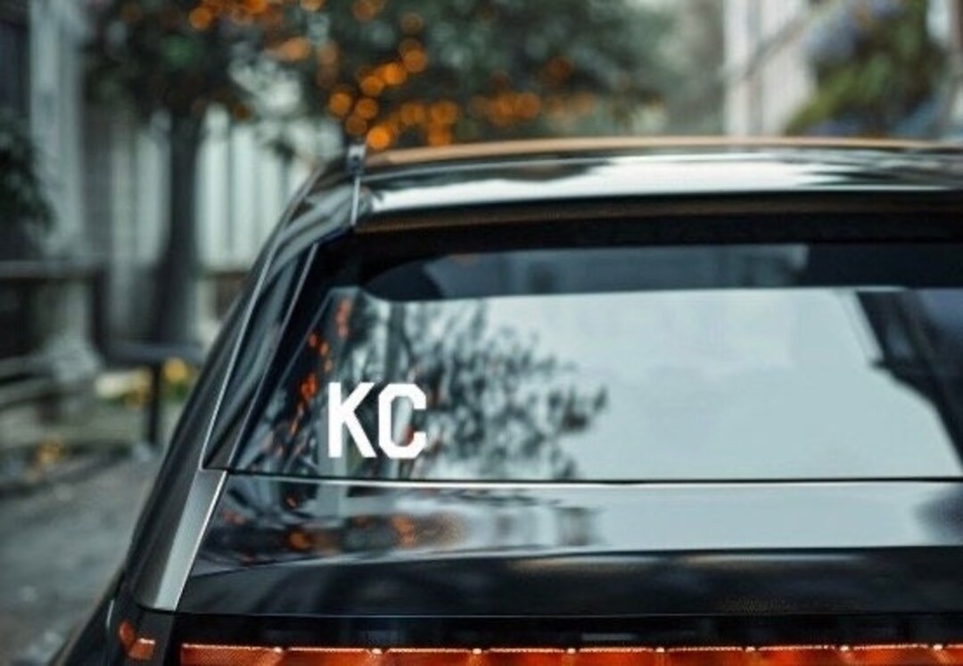 Vinyl Decal - KC - Vinyl Decal Sticker for Laptops, Car Window, Cups ...