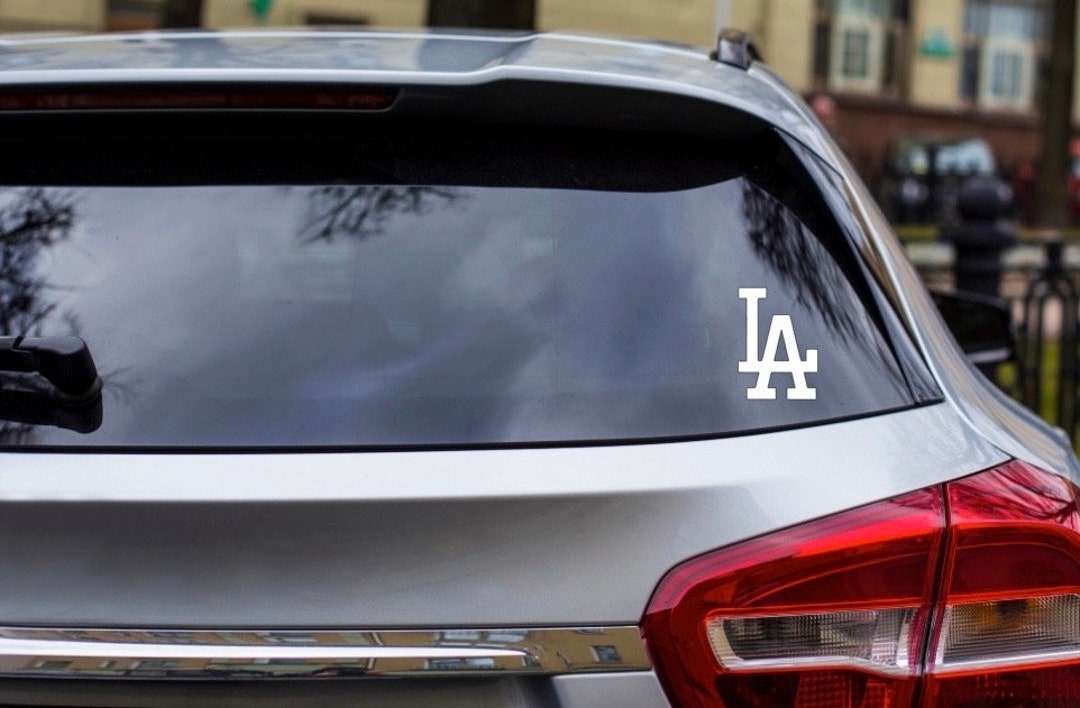 Vinyl Decal - LA Dodgers- Vinyl Decal Sticker for Laptops, Car Window ...