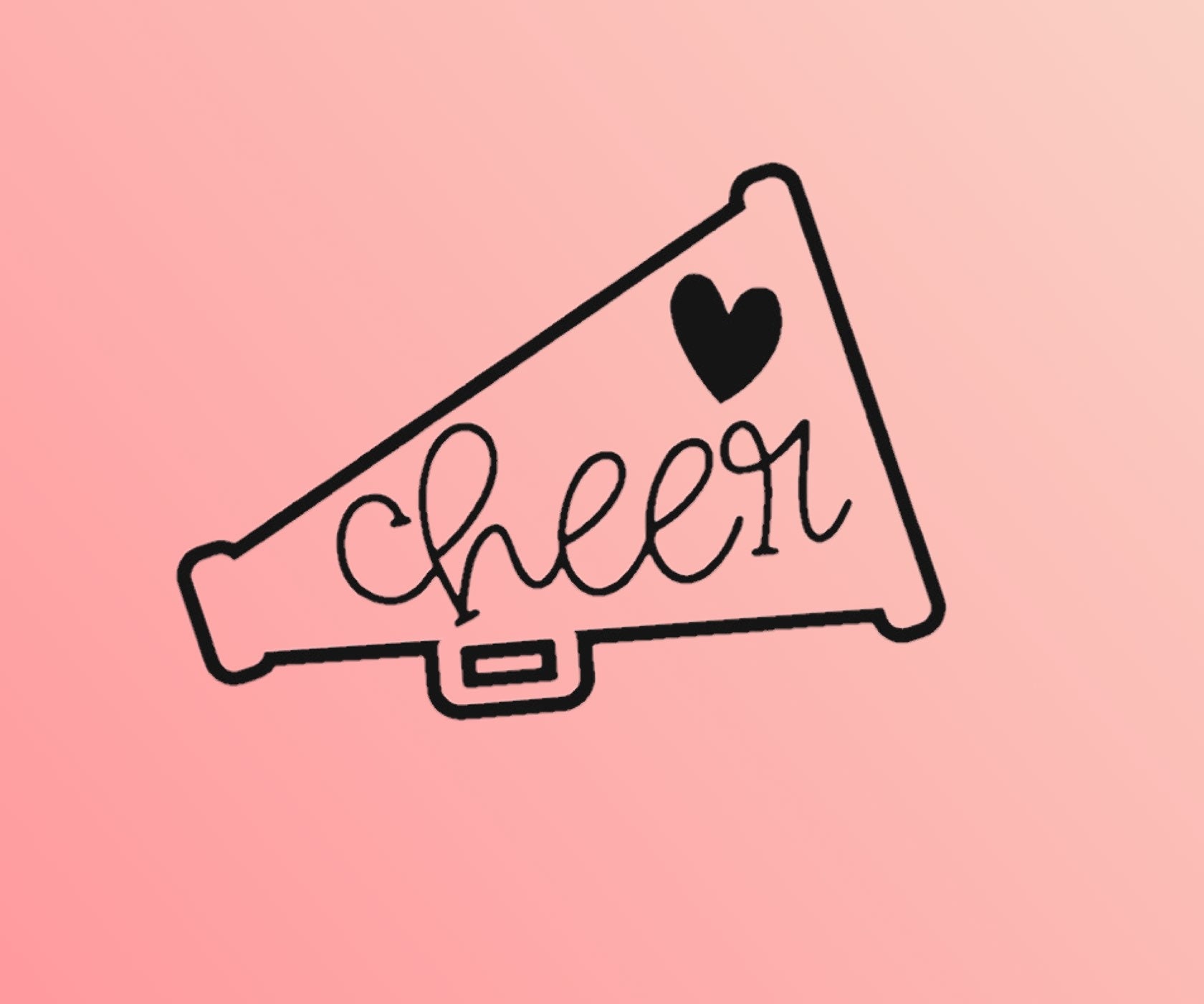 Cheerleader Vinyl Decal Sports Cheer Car Window Sticker - Etsy