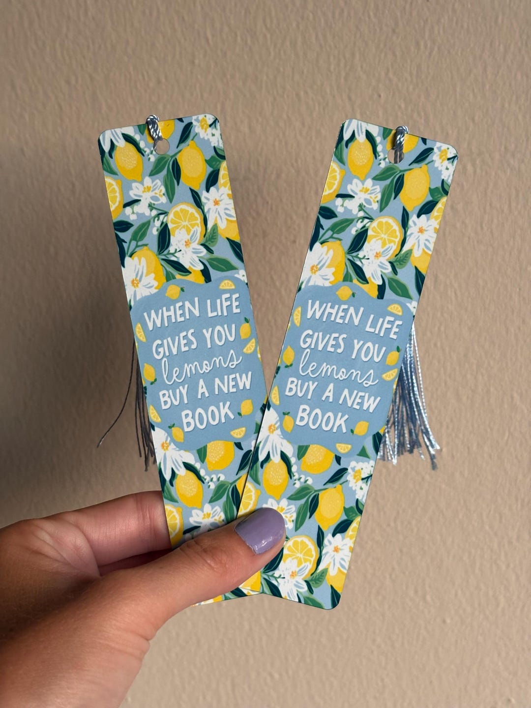 When Life Gives You Lemons Bookmark| Metal Bookmark| Lemons| Cute ...